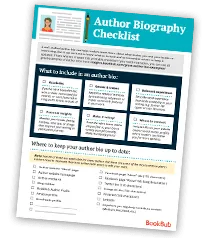 authors background example